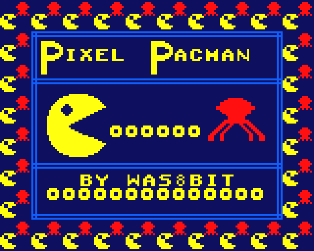 Pixel Pacman game (LowRes NX)